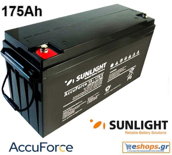 SUNLIGHT แบตเตอรี่ AccuForce 12V-175Ah S Solar AGM VRLA